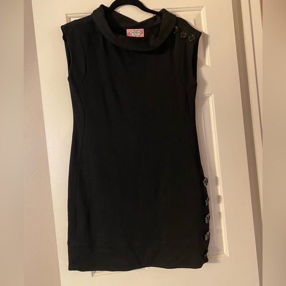 Phoebe Couture | Dresses | Phoebe Couture Mod Style Mock Neck Black ...
